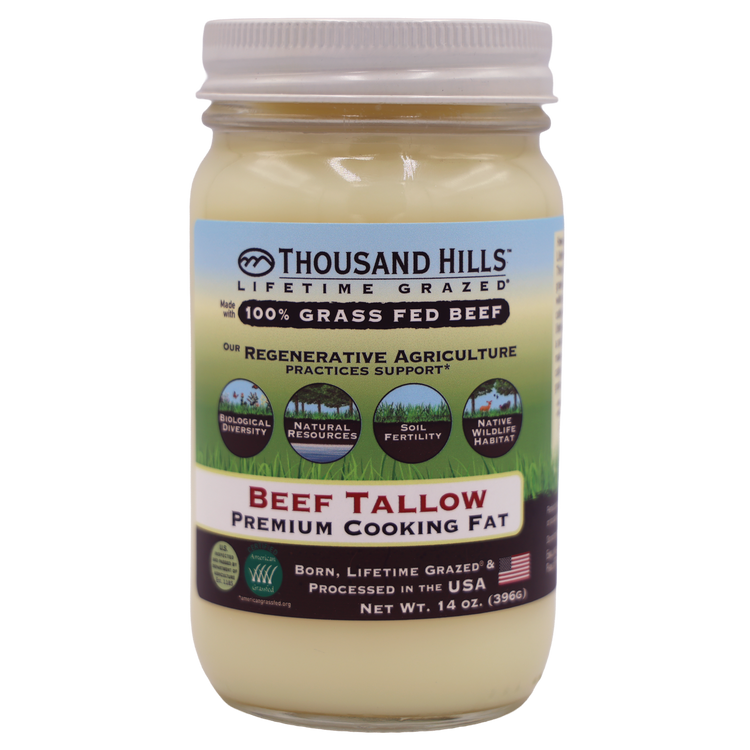 Premium Cooking Fat - Shelf Stable Beef Tallow – Thousand Hills ...