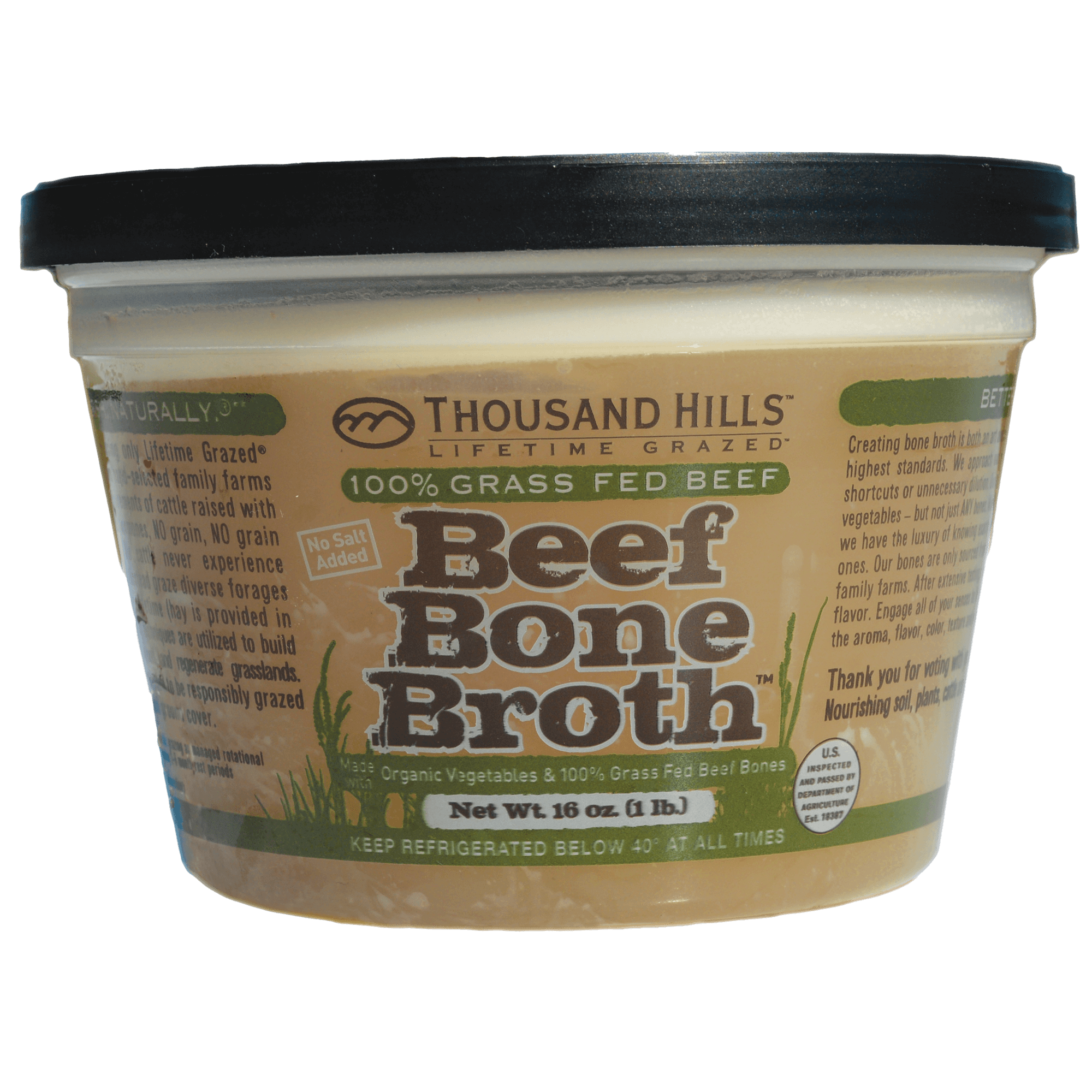 Grass Fed Beef Bone Broth – Thousand Hills Lifetime Grazed