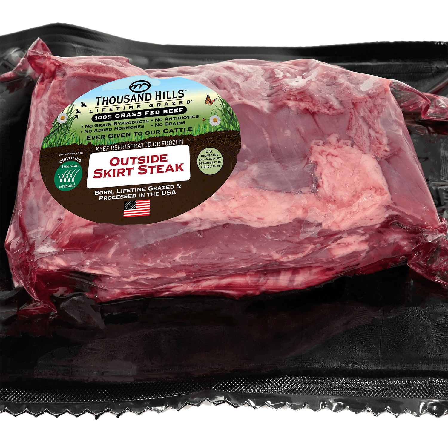Grass Fed Beef Outside Skirt Steak – Thousand Hills Lifetime Grazed