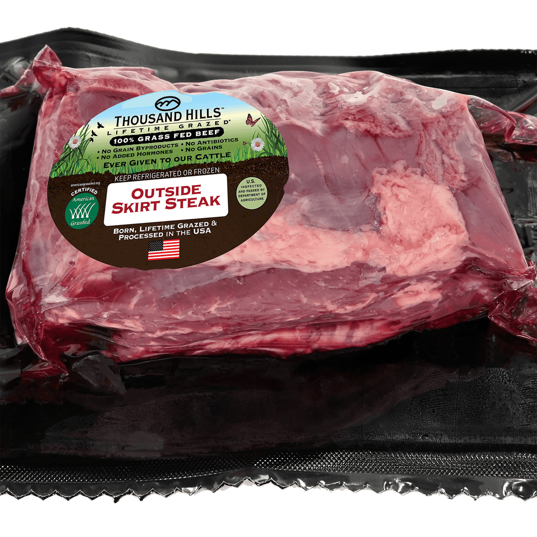 Grass Fed Beef Outside Skirt Steak – Thousand Hills Lifetime Grazed