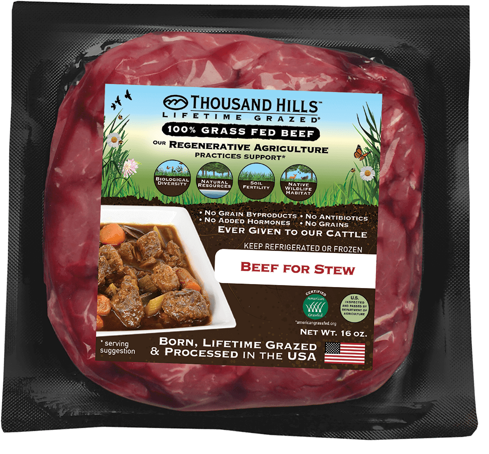 Grass Fed Beef Stew Meat | 100% Grass-Fed Beef | Thousand Hills ...