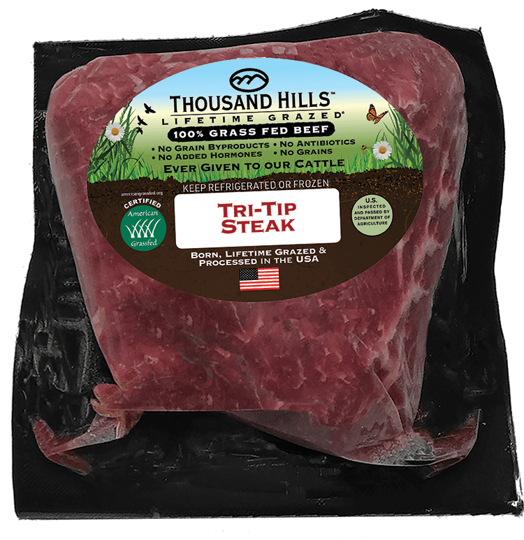 Grass Fed Beef Tri Tip Steak | 100% Grass Finished Beef | Thousand ...